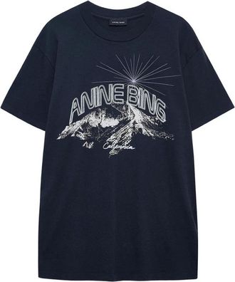 Anine Bing Damen, Oberteile, Blau, MGröße