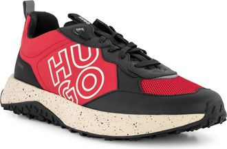 HUGO BOSS Herren Sneaker rot Textil & Canvas