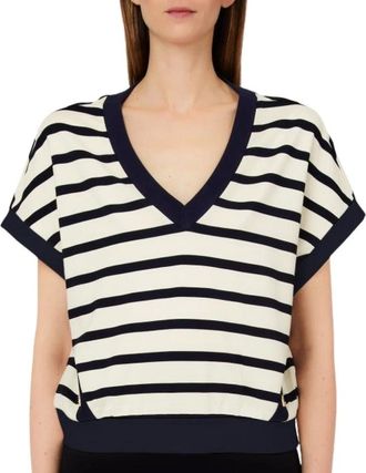 Liu Jo Femme, Tops, Bleu, Taille: 36 FR T-Chemises