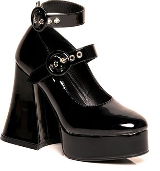 Lamoda Damen Spoil Me Court Shoe, Black Patent, 39 EU