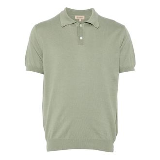 Woolrich Strick-Polo - - Tops - Herren - Gr&uuml;n - S