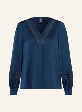 Marc Cain Blusenshirt Mit Spitze blau