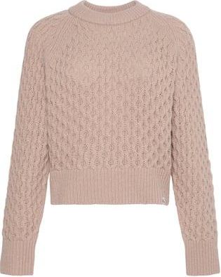 Calvin Klein Pull textur&eacute; en laine m&eacute;lang&eacute;e