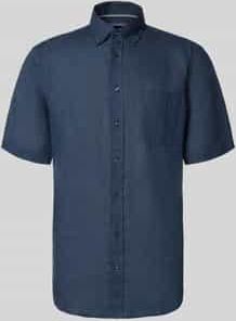 Christian Berg Regular Fit Freizeithemd aus Leinen