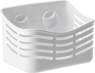 NUOBESTY TOKIDNY Saugfu&szlig; Badregal ohne Bohren Wandmontage Kunststoff Aufbewahrungskorb f&uuml;r Badezimmer und K&uuml;che Vielseitiges Aufbewahrungsregal mit Saugn&auml;pfen 