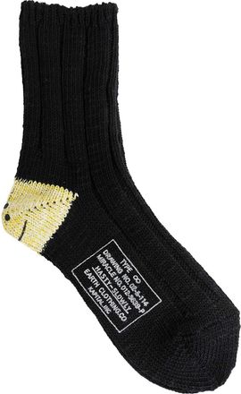KAPITAL Rainbowy Happy Heel Socks