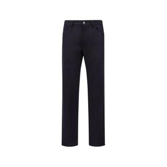 Moncler Marineblaue Baumwollhose - - Trousers - Herren - Blau - M