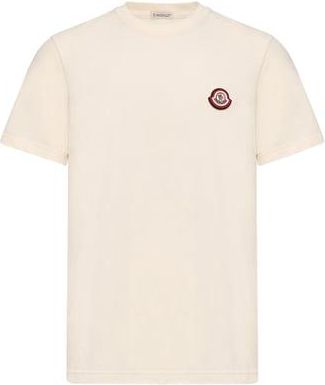 Moncler T-shirt droit col rond uni