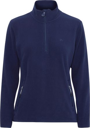 North Bend NBConni Fleecepullover atmungsaktiv modischer Troyer-Pullover mit Stehkragen, Größe:40, Farbe:Navy Blazer (2048)