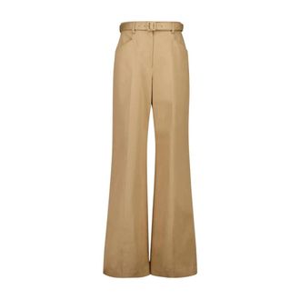 Gabriela Hearst Norman Wide-Leg Baumwollhose - - Trousers - Damen - Braun - XS