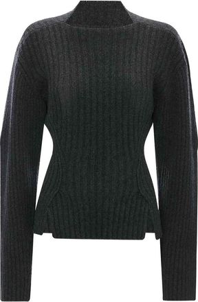 Victoria Beckham Pull Col Rond - Gris