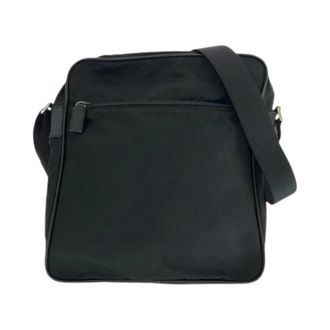 Prada Sac bandouli&egrave;re Pre-owned en nylon/cuir Tessuto avec logo - Femme - Pre-owned - Noir - Taille: ONE Size