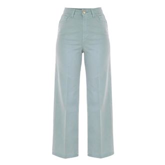Kocca Femme, Jeans, Vert, Taille: W28 Pantalon Large Taille Haute