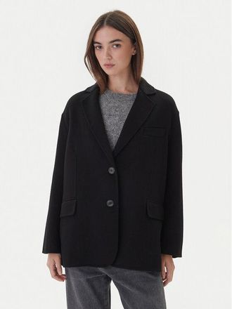 Vicolo Wollmantel TF0005 Schwarz Regular Fit