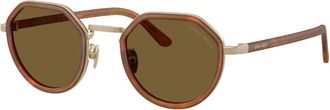 Giorgio Armani unisex, Accessoires, Brun, Taille: 48 MM Ar6181 Lunettes de soleil