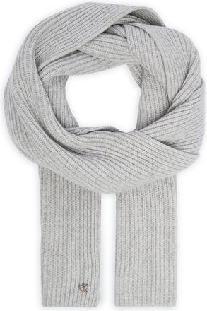 Calvin Klein Schal Calvin Klein Ck Metal Wool Rib Scarf LV04D8056G Grau