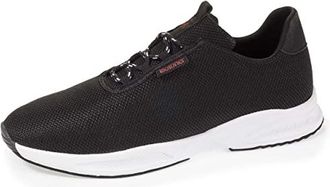 Isotoner Baskets Homme Confort Maille, 46 EU, Noir