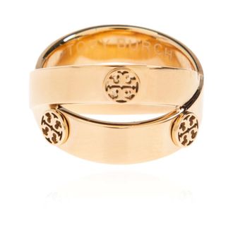 Tory Burch Femme, Accessoires, Jaune, Taille: 47 MM Icon Double Ring