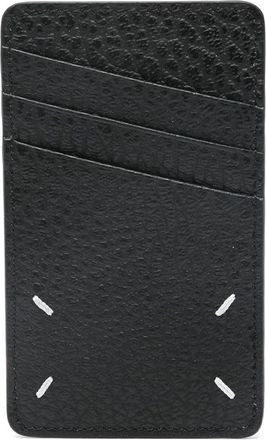 Maison Margiela Embossed Grainy Leather Wallet - Black