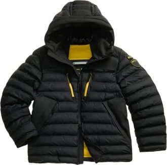 Blauer Herren, Jacken, Schwarzk, SGröße