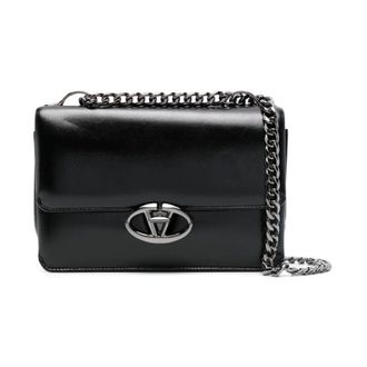 Valentino Garavani Femme, Sacs, Noir, Taille: ONE Size Sac Bandouli&egrave;re Noir Style Chic