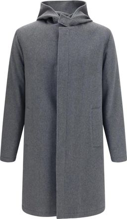 Lardini Wollmantel - - Coats - Herren - Grau - XL