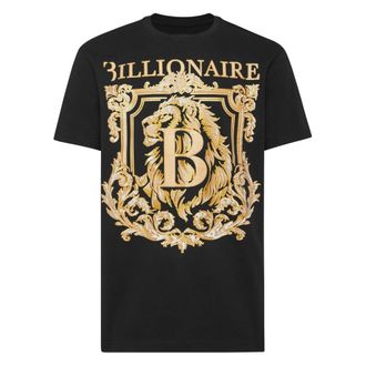 Billionaire Boys Club Homme, Tops, Noir, Taille: 2XL T-Shirt Col Rond Lion