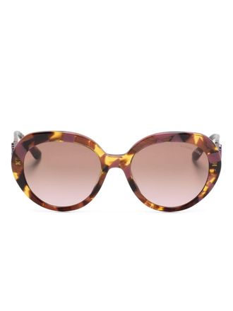 Michael Kors Runde San Luca Sonnenbrille - Braun