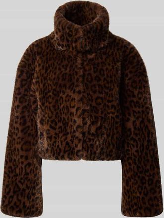 Rotate Regular Fit Jacke aus Kunstfell