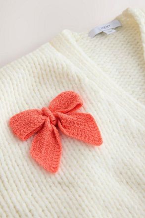 Next Strickjacke Weiche Strickjacke im Grobstrick mit Wolle (1-tlg)