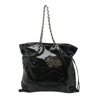 Chanel Sac cabas vintage Pre-owned - Femme - Pre-owned - Noir - Taille: ONE Size