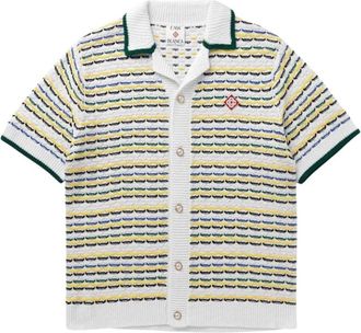 Casablanca Homme, Chemises, Blanc, Taille: XL Chemises