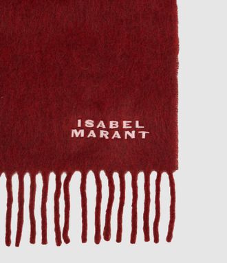 Isabel Marant Echarpe Firny Burgundy