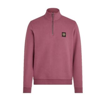 Belstaff Sweatshirt mit Rei&szlig;verschluss - - Sweatshirts & Hoodies - Herren - Rot - 2XL