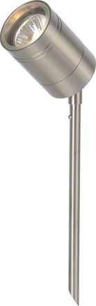 Lucide ARNE-LED - Gartenstrahler - Ø 6,3 cm - LED - GU10-1x5W 2700K - IP44 - Chrom Matt