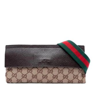 Gucci Pre-owned Canvas Crossbody Bag - - Pre-owned - Damen - Beige - ONE SIZE