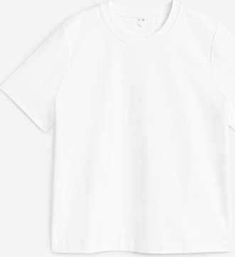 Arket Formbest&auml;ndiges Signature-T-Shirt -Wei&szlig;