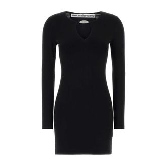 Alexander Wang Stretch Minikleid aus Viskosemischung - - Dresses - Damen - Schwarzk - M