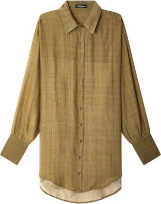 Mes Demoiselles... Femme, Blouses et Chemises, Brun, Taille: 36 FR Chemise Oversize