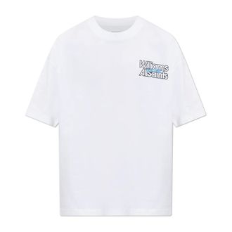 AllSaints Homme, Tops, Blanc, Taille: S T-shirt col rond Pole