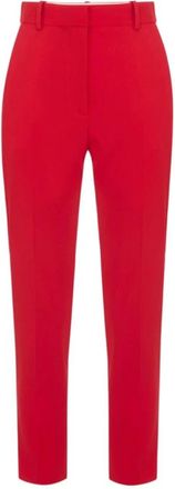 Elisabetta Franchi Pantalon slim - Femme - Pantalons - Rouge - Taille: 40 FR