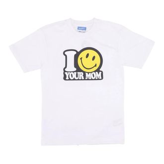 Market Smiley T-Shirt f&uuml;r l&auml;ssigen Stil - - Tops - Herren - Wei&szlig; - XL