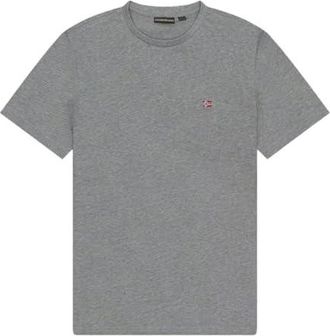 Napapijri T-SHIRT Uomo NAPAPIJRI SALIS SS SUM NP0A4H8D 160 MED GREY MEL