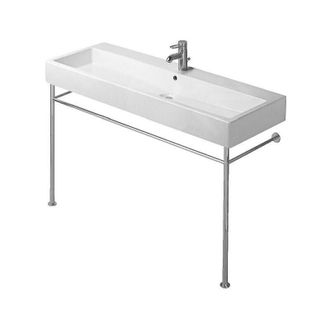 Duravit Vero - Console métallique pour lavabo, chromé - console pour lavabo Vero 045412 0030741000 - Duravit