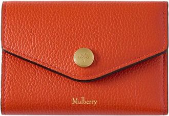 Mulberry Femme, Accessoires, Orange, Taille: ONE Size Small Classic Grain Wallet