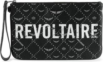 Zadig&Voltaire Femme, Sacs, Noir, Taille: ONE Size Z Pouch Revoltaire