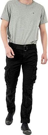 Schott NYC Homme Trranger70 Pantalon, Noir, 32 EU