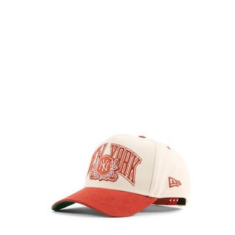 New Era Casquette bi-colore &agrave; logo brod&eacute; en coton