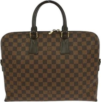 Louis Vuitton unisex, Pre-owned, Brun, Taille: ONE Size Sac &agrave; main vintage en toile Pre-owned