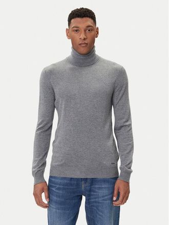 Guess Rollkragenpullover M5BR09 Z0432 Hellgrau Regular Fit